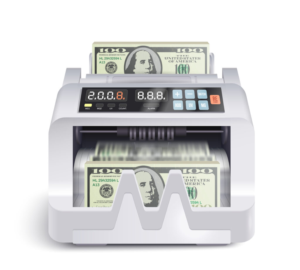 Cash Counting Machine – Spark Line Asso